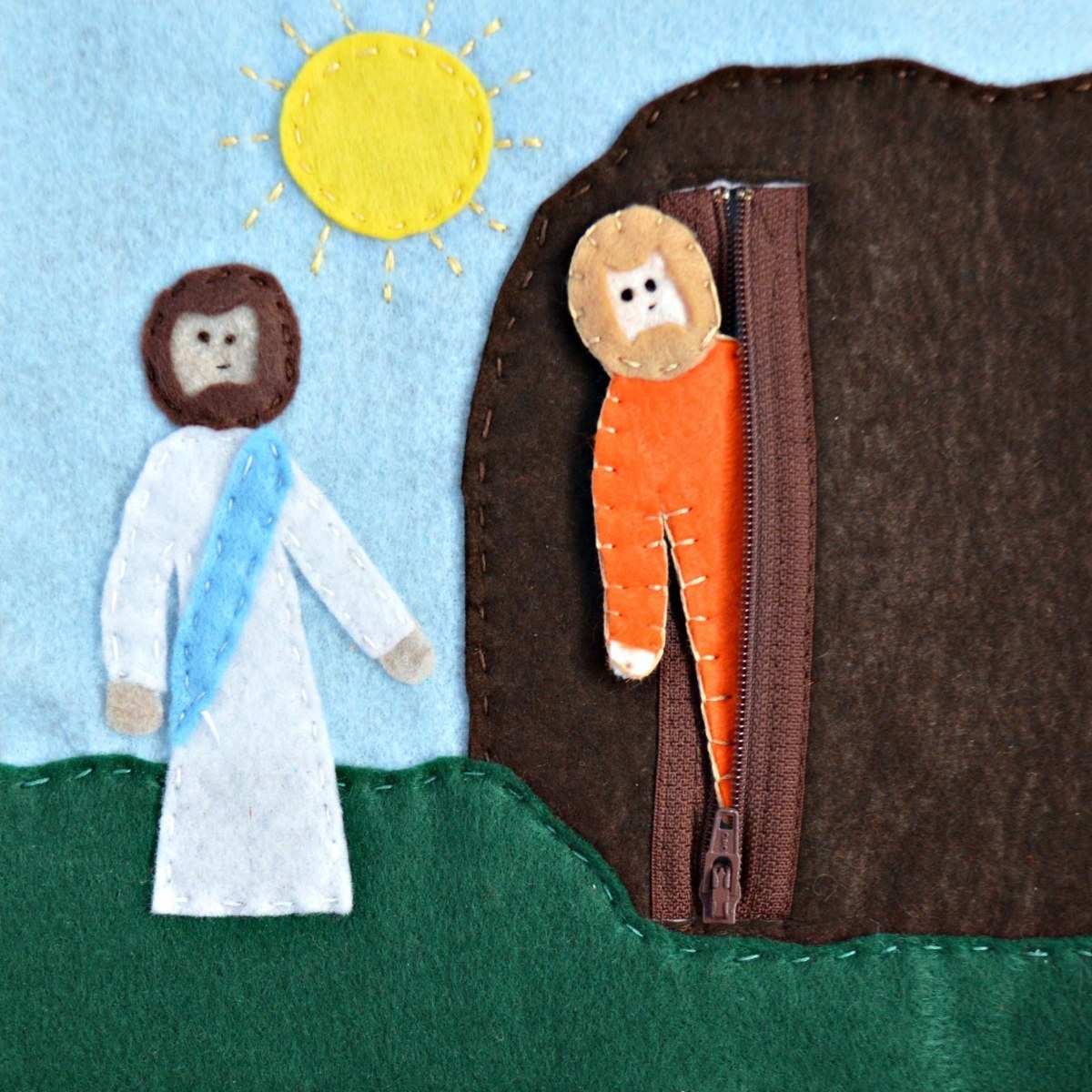 Felt Bible Activity Pattern / Quiet Time Book: Miracles of Jesus ...