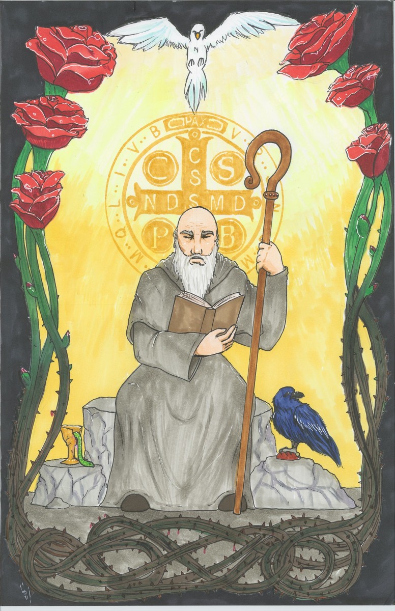 St. Benedict Poster Print | Peter’s Square