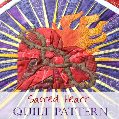 Sacred Heart of Jesus Quilt Pattern: Divine Mercy | Peter’s Square