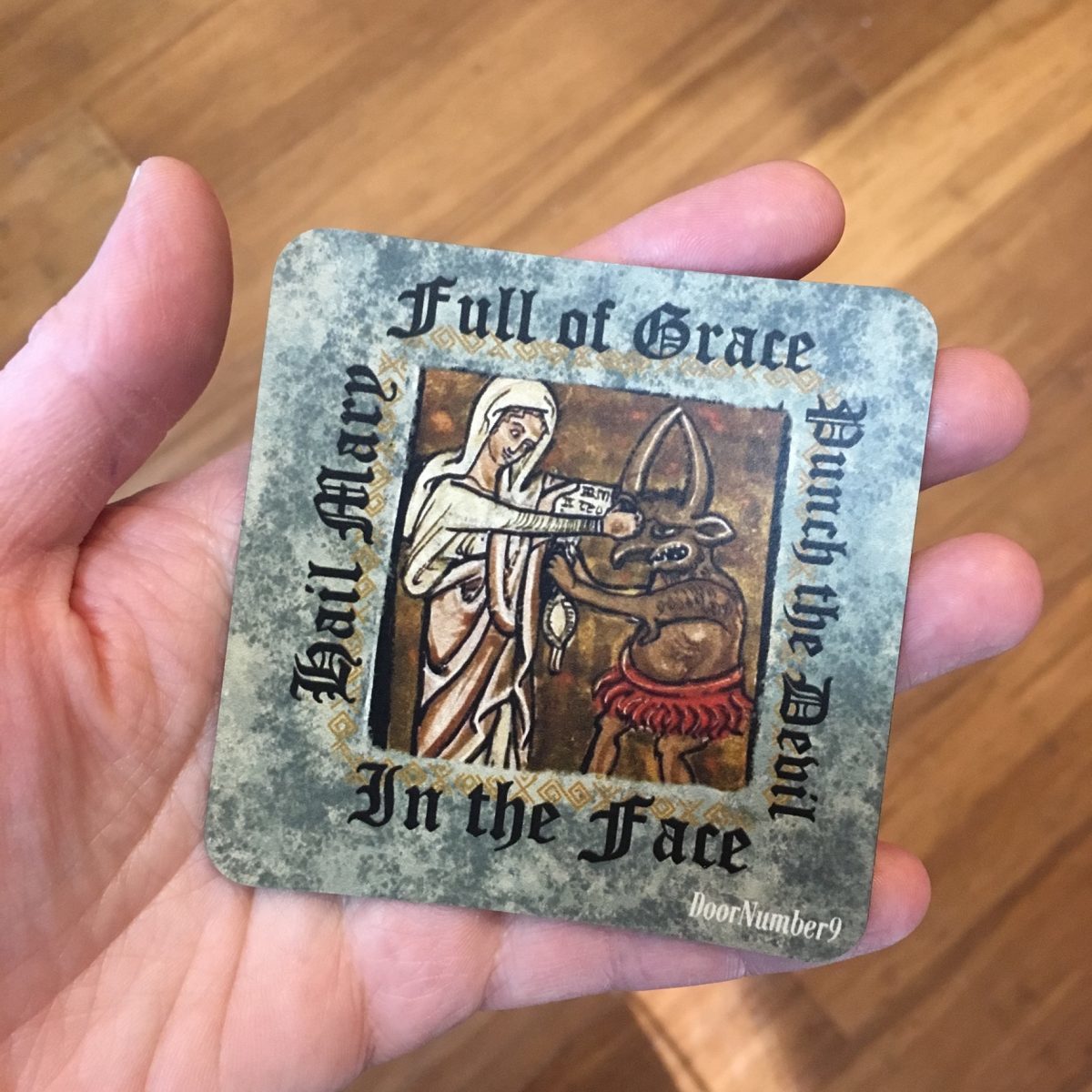 Hail Mary, Punch the Devil magnet 5-pack | Peter’s Square