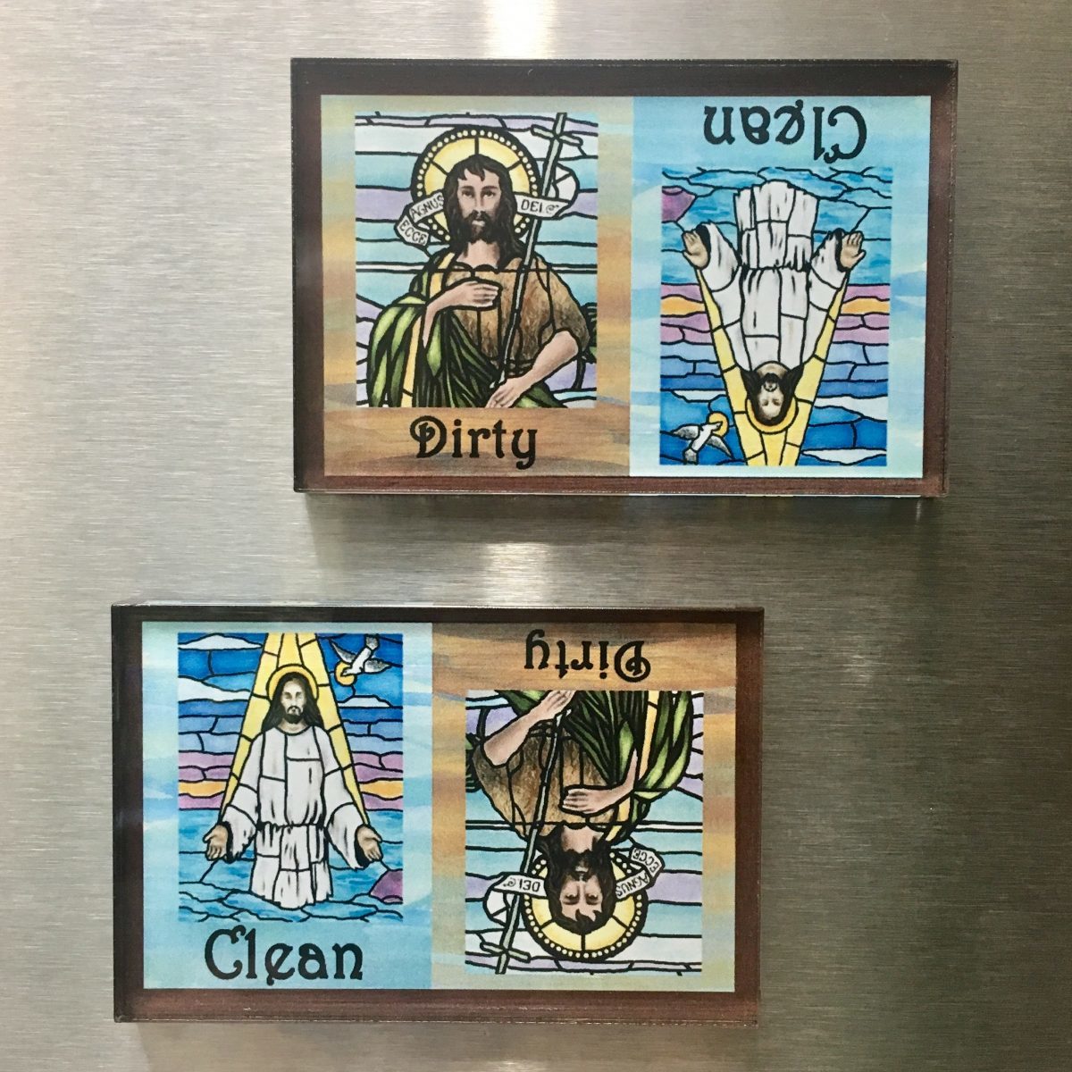 Hail Mary, Punch the Devil magnet 5-pack | Peter’s Square