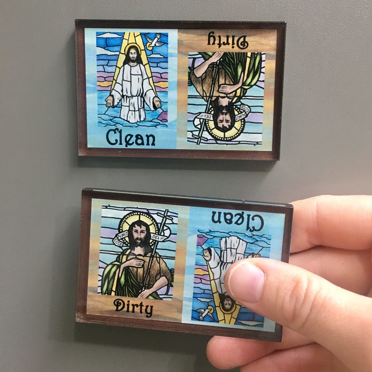Hail Mary, Punch the Devil magnet 5-pack | Peter’s Square
