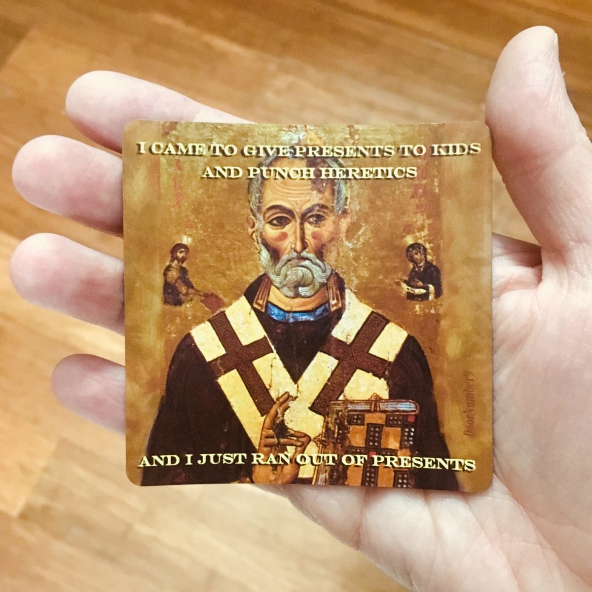 Saint Nicholas Catholic Meme magnet | Peter’s Square