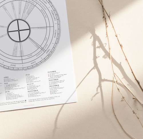 DIGITAL DOWNLOAD 2019 Color the Year Liturgical Coloring Calendar ...