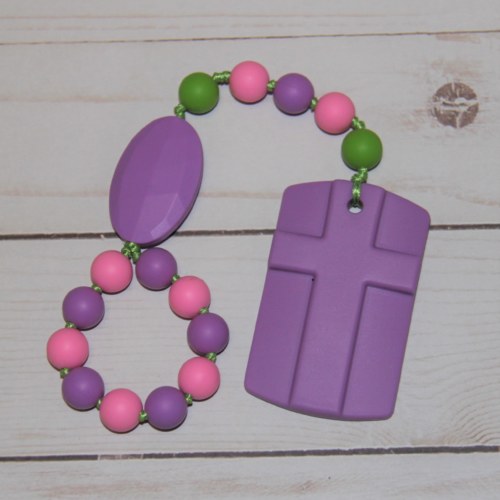 RosaryChews - Single Decade Teething Rosary - 100% Food Grade Silicone ...