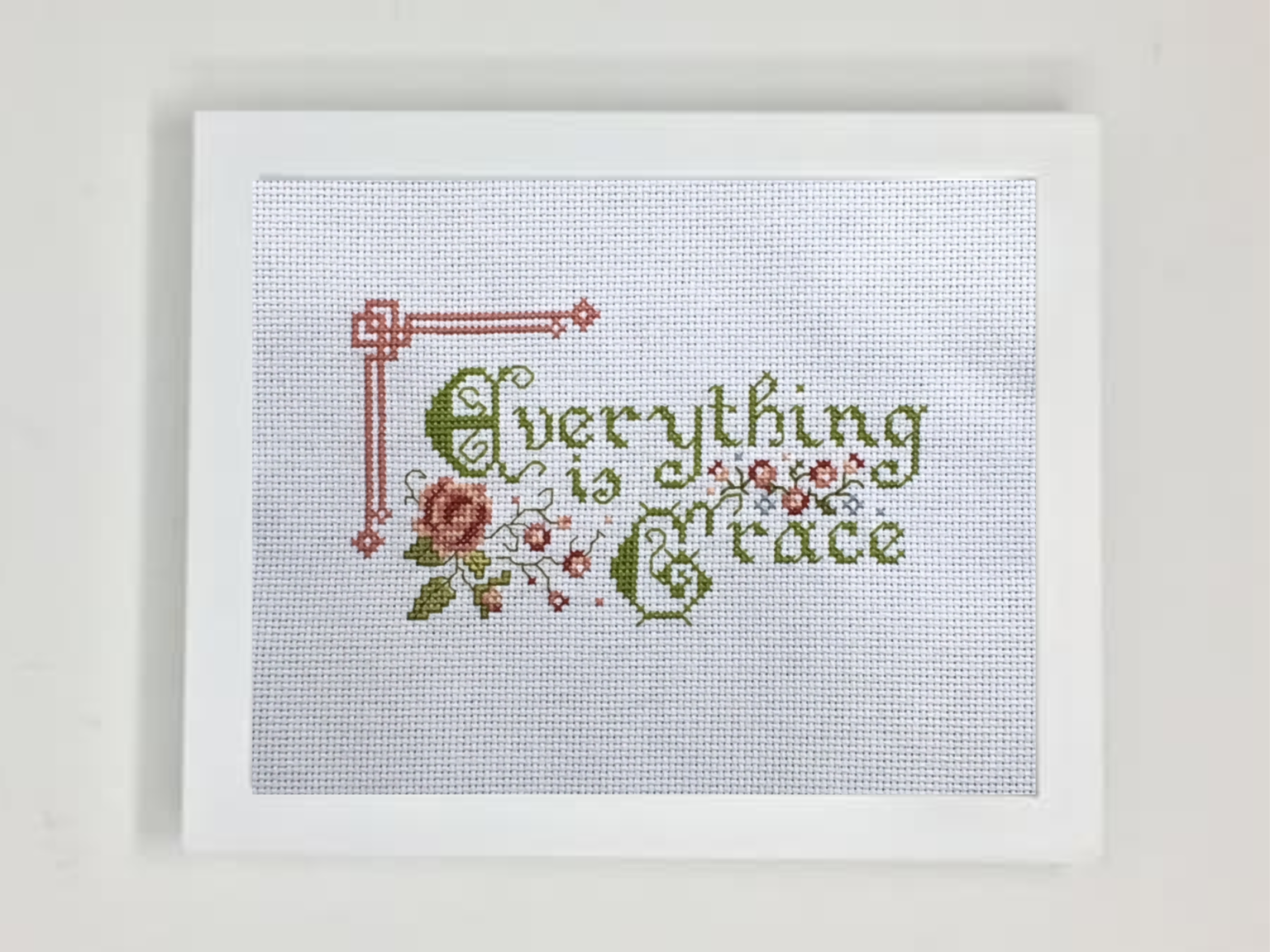 Everything is Grace, St. Therese of Lisieux — Cross Stitch Pattern ...