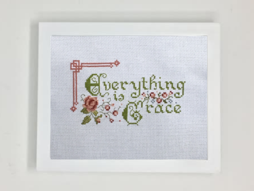 Everything is Grace, St. Therese of Lisieux — Cross Stitch Pattern ...