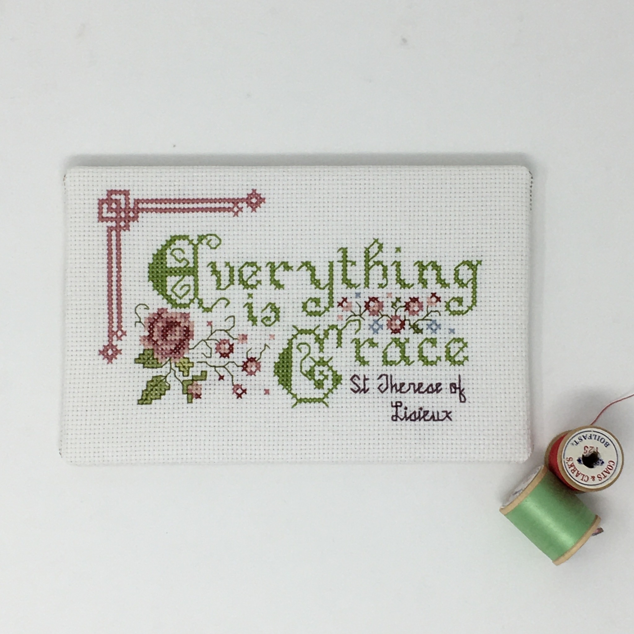 Everything is Grace, St. Therese of Lisieux — Cross Stitch Pattern ...