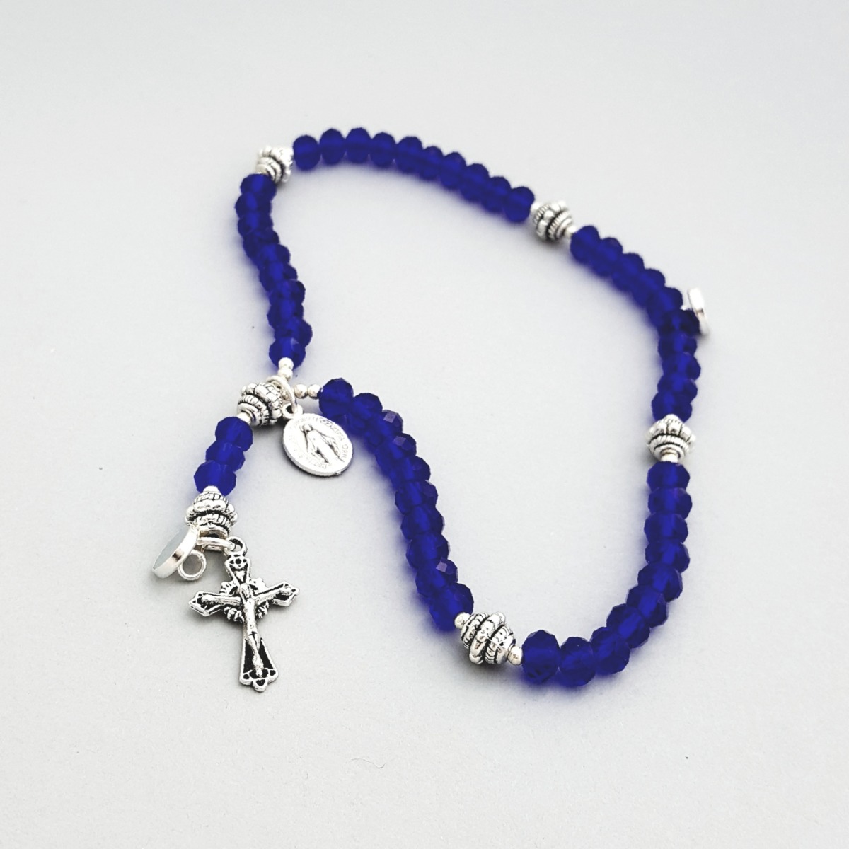 Wrist Rosary Cobalt Blue | Peter’s Square