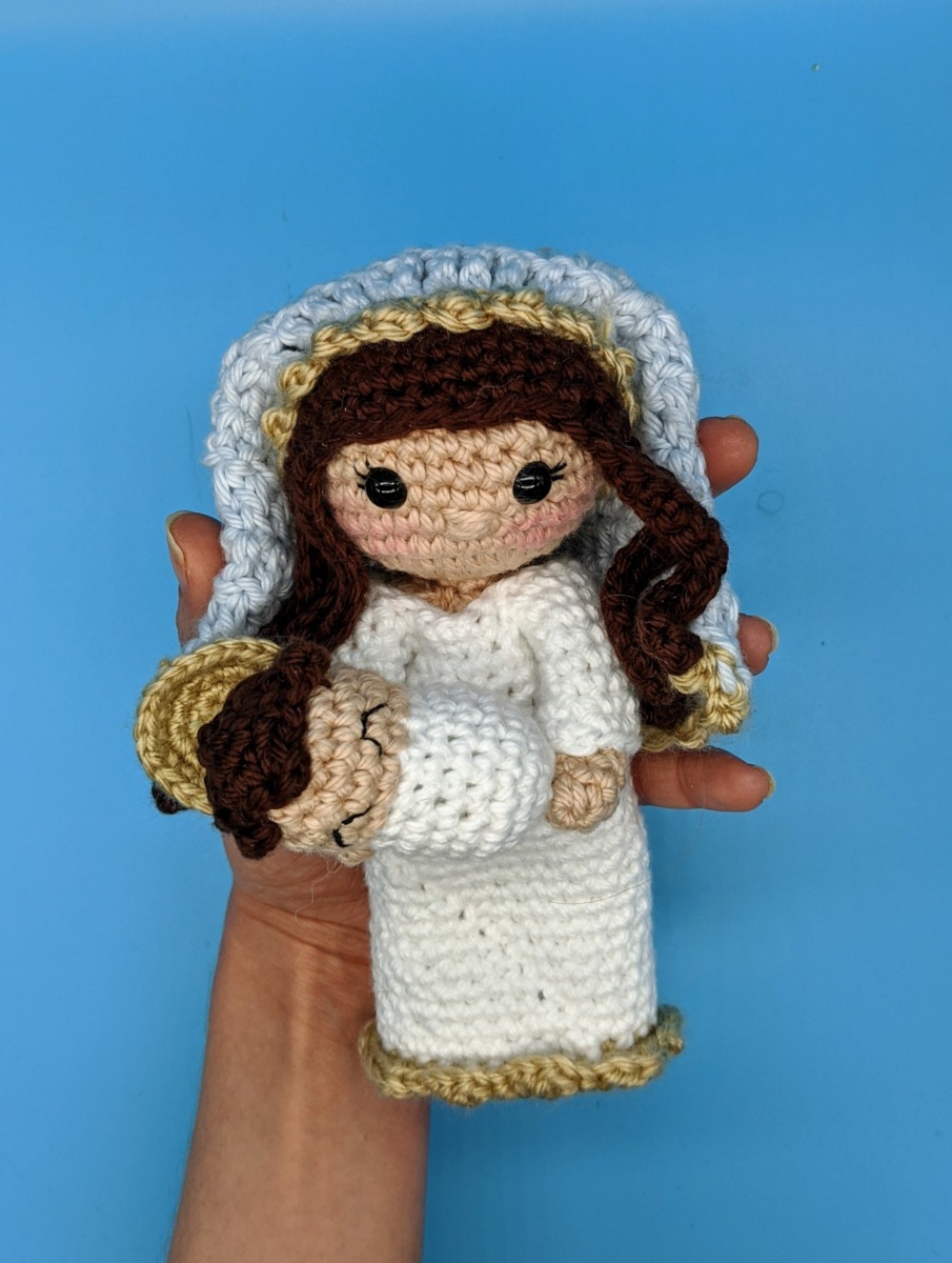 PDF PATTERN ONLY: Mother Mary with Infant Jesus Crochet Pattern | Peter ...