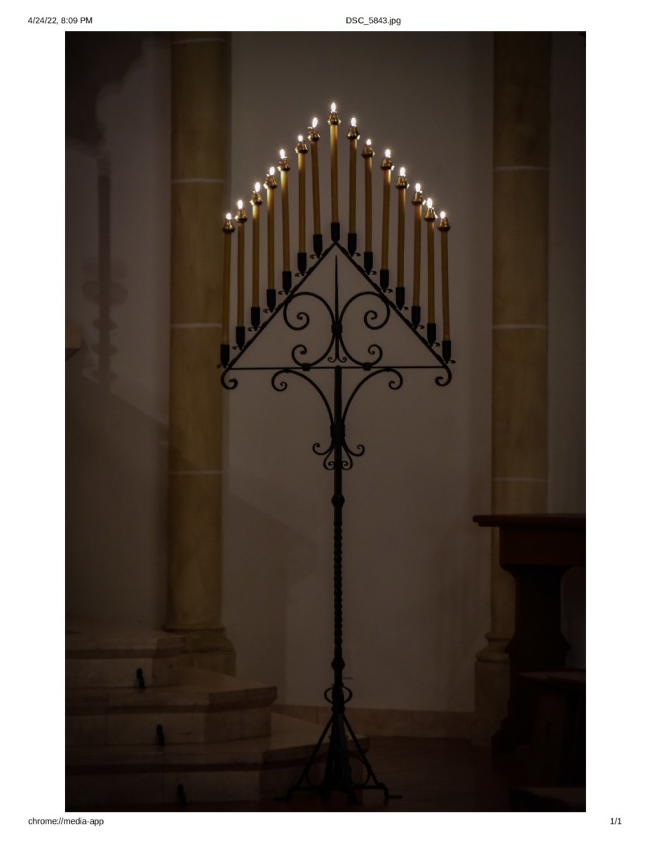 Beeswax Tenebrae Candle | Peter’s Square