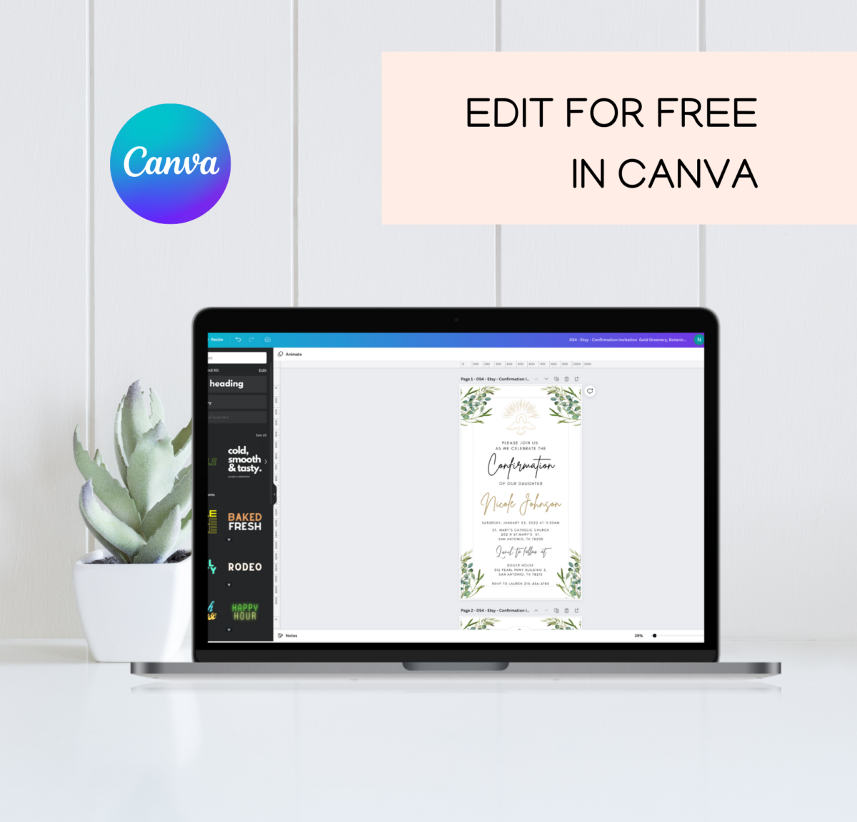 Digital Confirmation Invitation Digital Confirmation Invitation ...