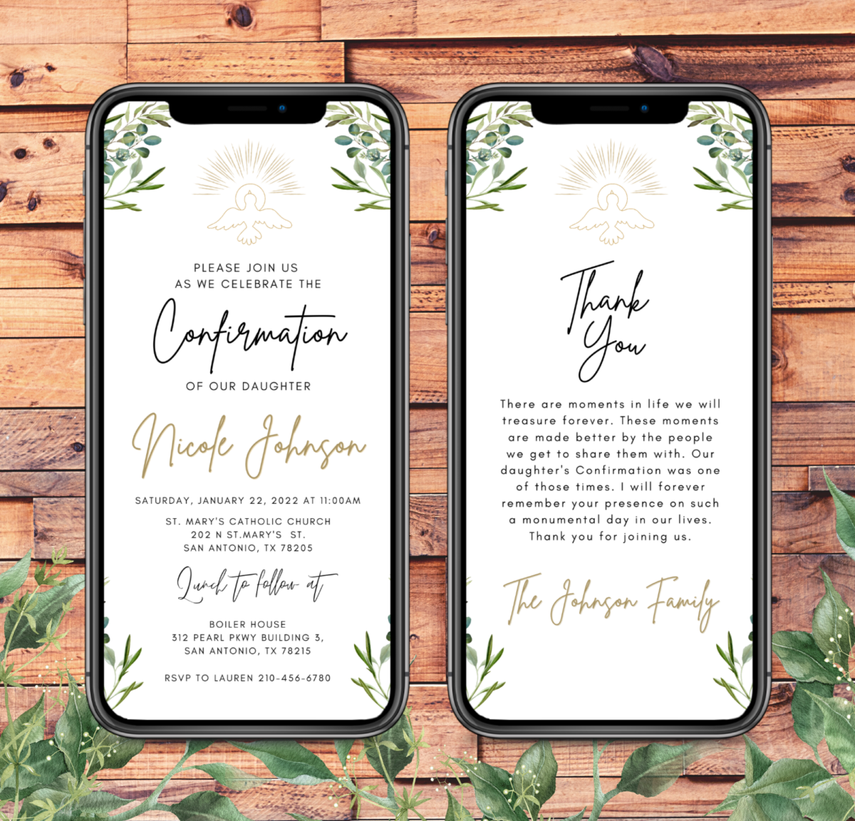 Digital Confirmation Invitation Digital Confirmation Invitation ...