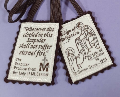 Washable, Long lasting, Durable Traditional Catholic Scapulars 100% ...
