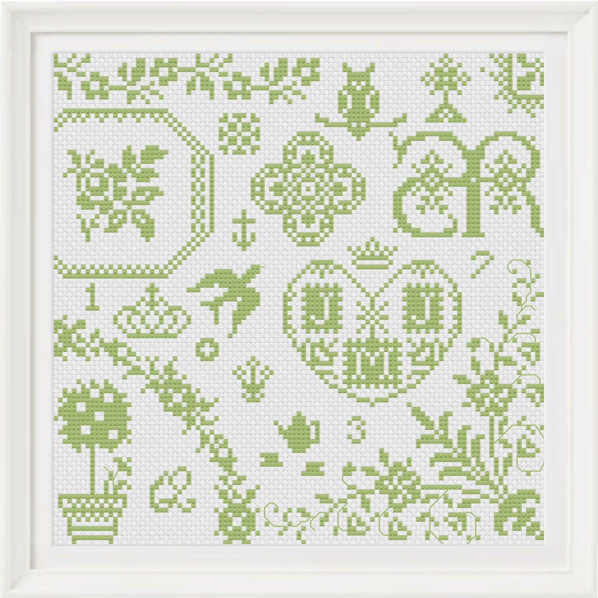 Mary Queen of Heaven Catholic Cross Stitch Pattern PDF Digital Download ...