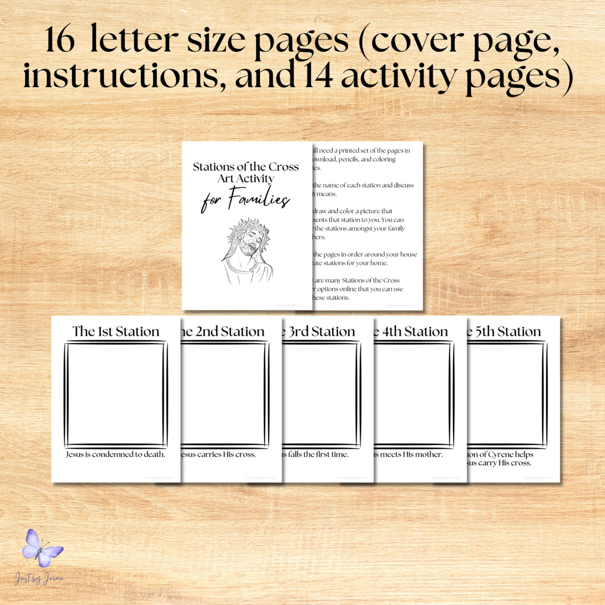 Printable Stations of the Cross Art Activity for Families-Lenten ...