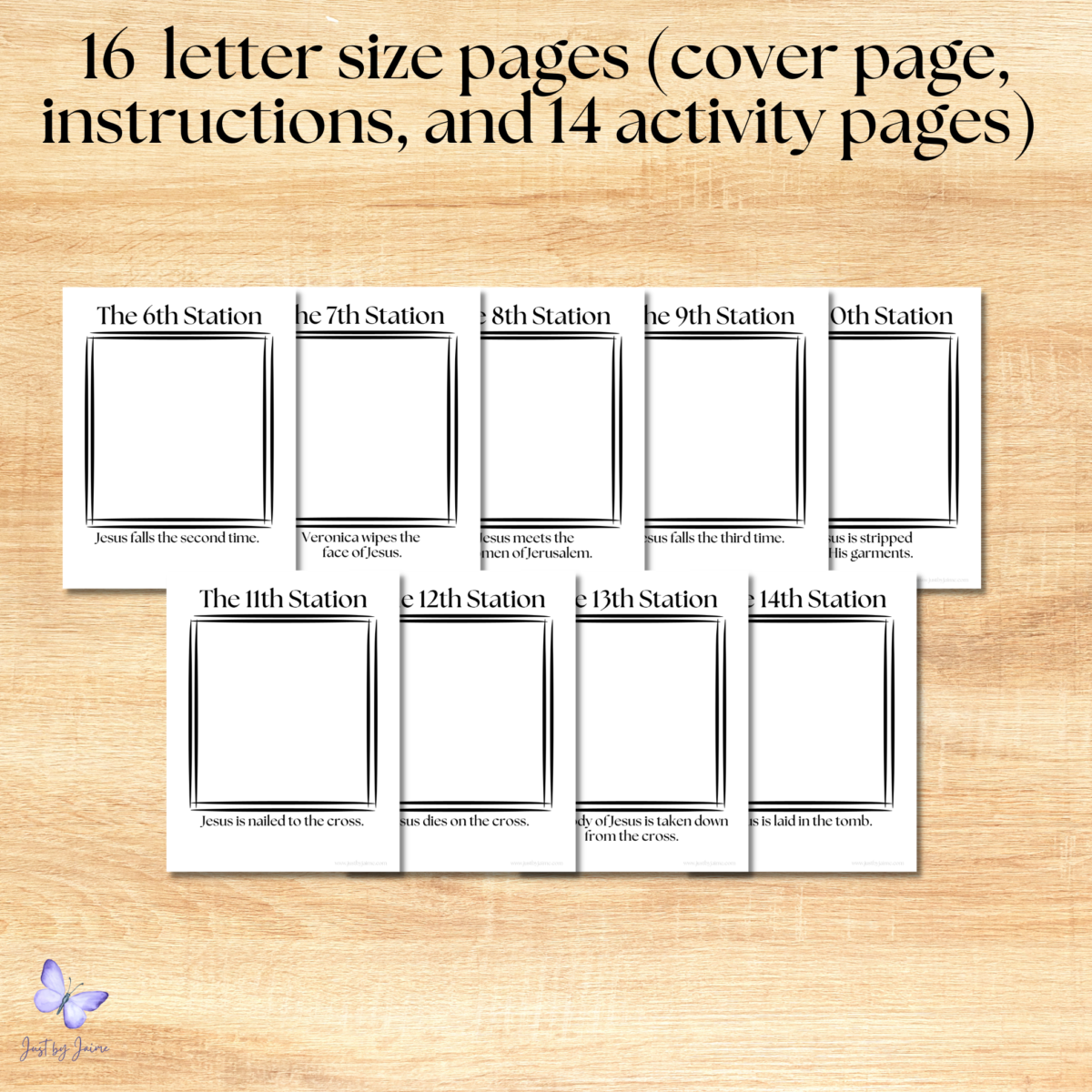 Printable Stations of the Cross Art Activity for the Classroom-Lenten ...