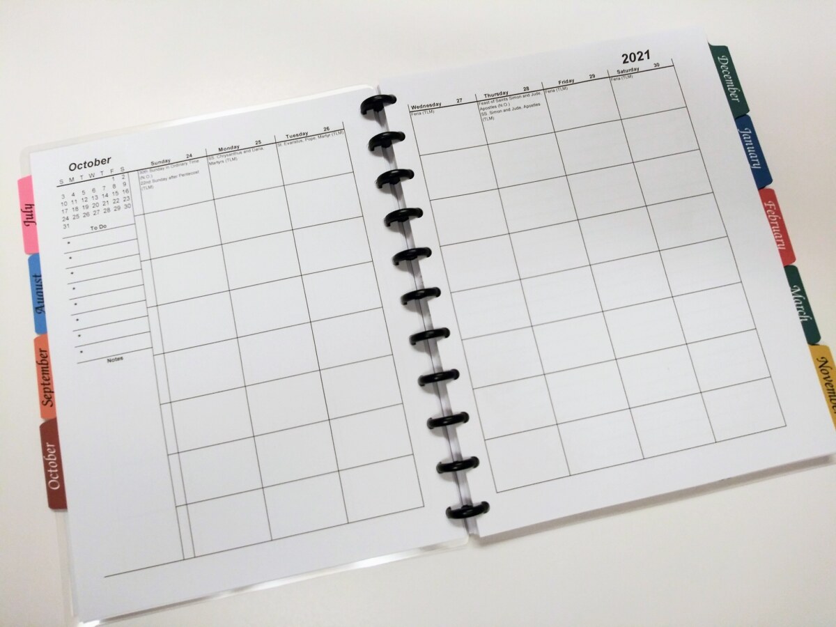 2024-2025 Catholic Homeschool Planner by Rose Custom Planners | Peter’s ...