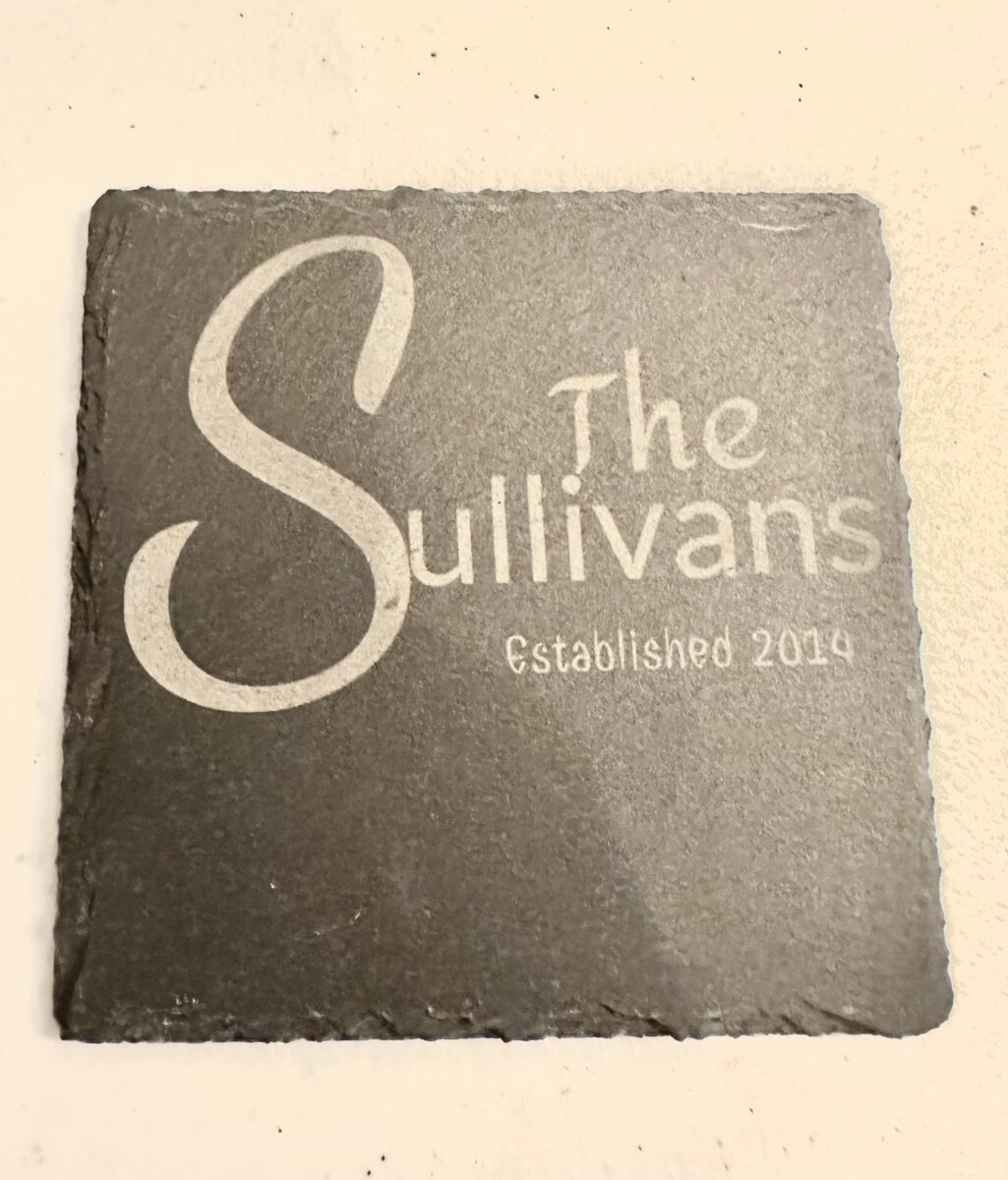 Customized Slate Coasters (4) | Peter’s Square