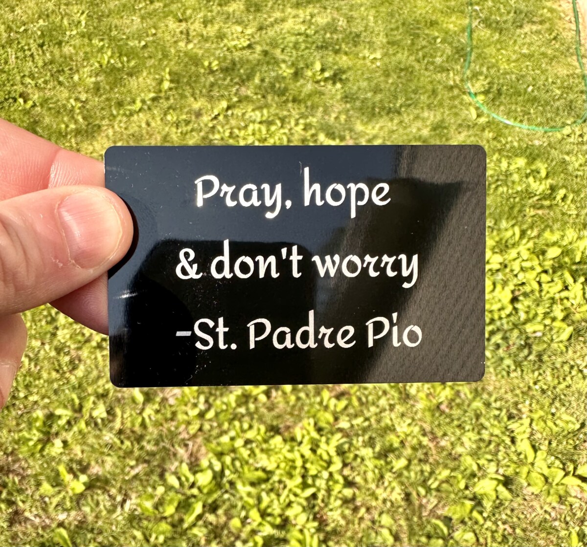 Customizable Metal Wallet Cards (20) | Peter’s Square