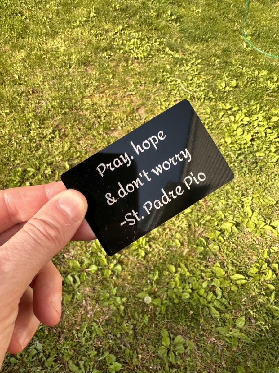 Customizable Metal Wallet Cards (20) | Peter’s Square