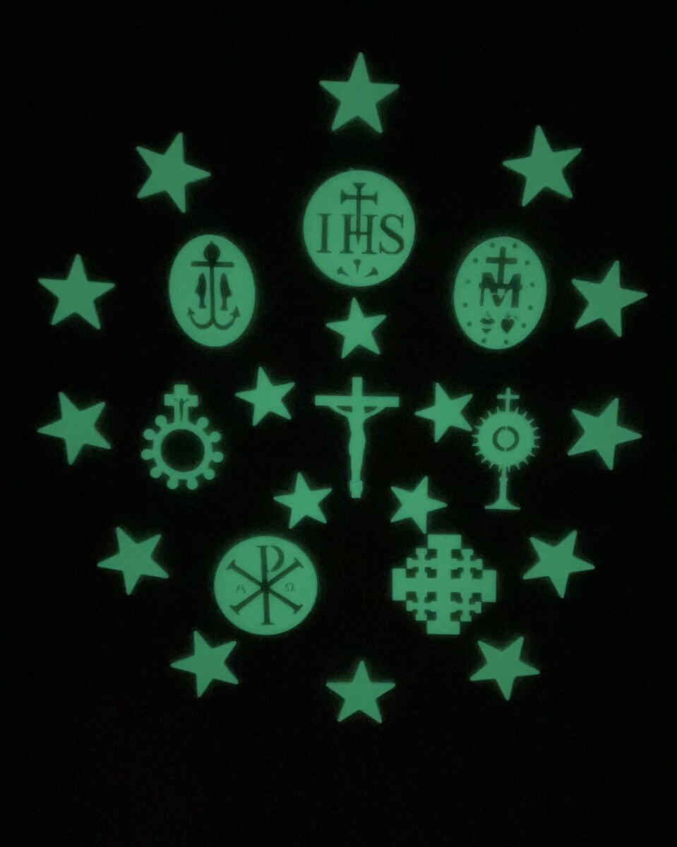 Glow in the Dark Catholic Symbols | Peter’s Square